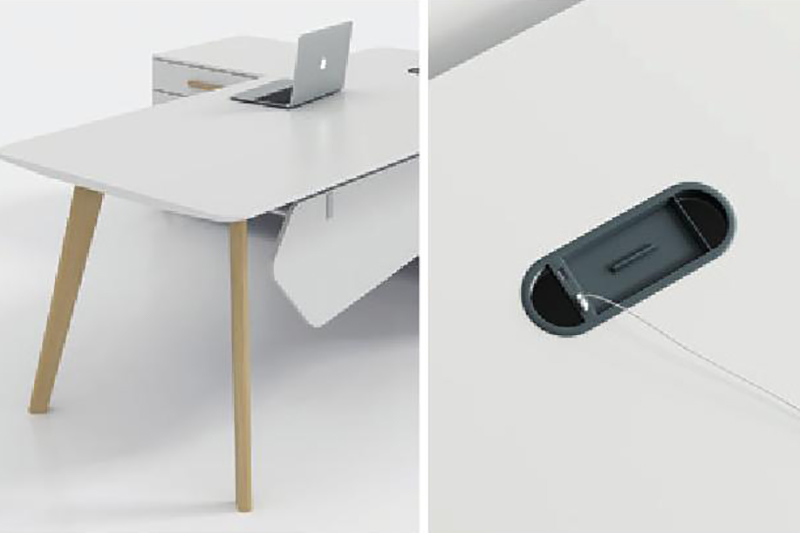 板式办公桌TBJO-BZ08-1 - 上海拓博家具有限公司